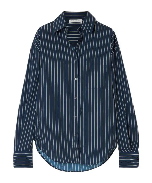 THE FRANKIE SHOP Striped Long Sleeve Shirt