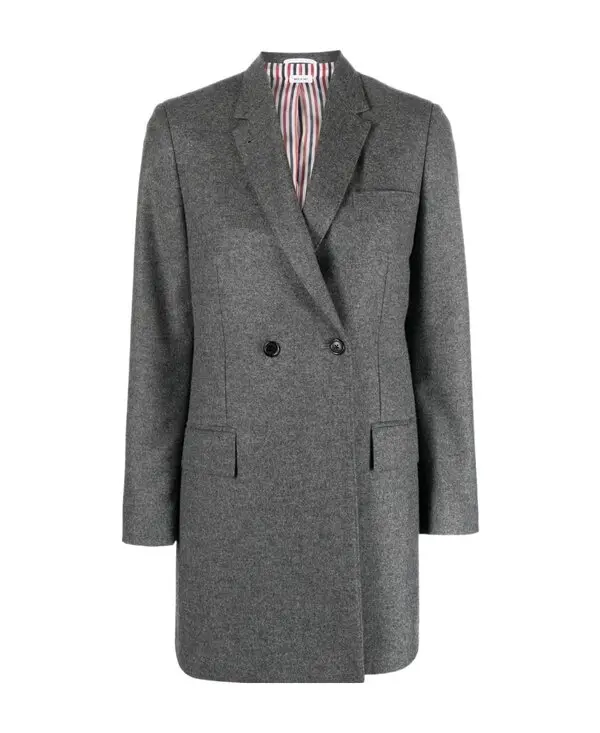 Thom Browne Double-breasted Tailored Coat