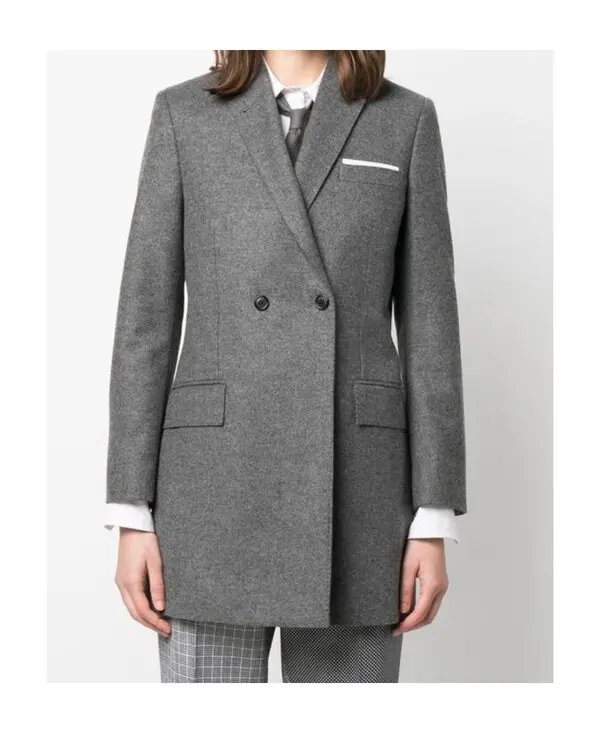 Thom Browne Double-breasted Tailored Coat