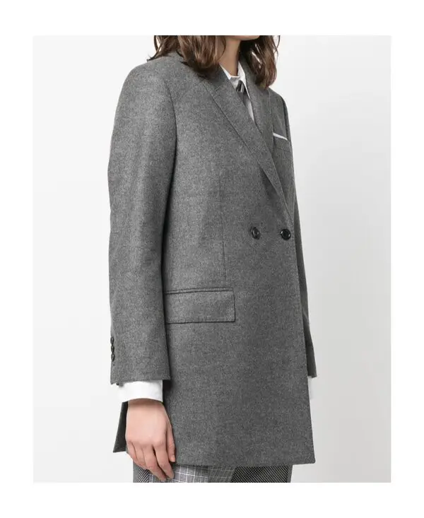 Thom Browne Double-breasted Tailored Coat