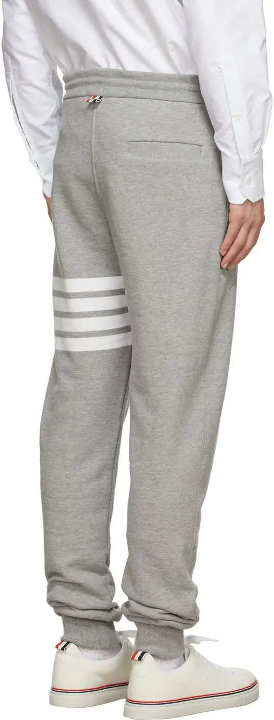 Thom Browne 4-bar Stripe Sweatpants - Gray