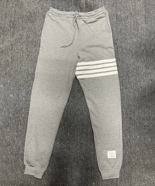 Thom Browne 4-bar Stripe Sweatpants - Gray