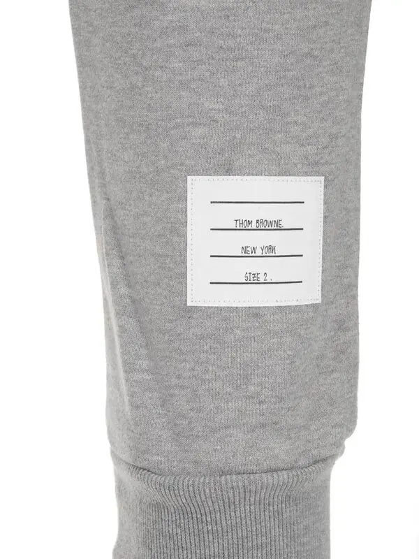 Thom Browne 4-bar Striped Sweatpants - Gray