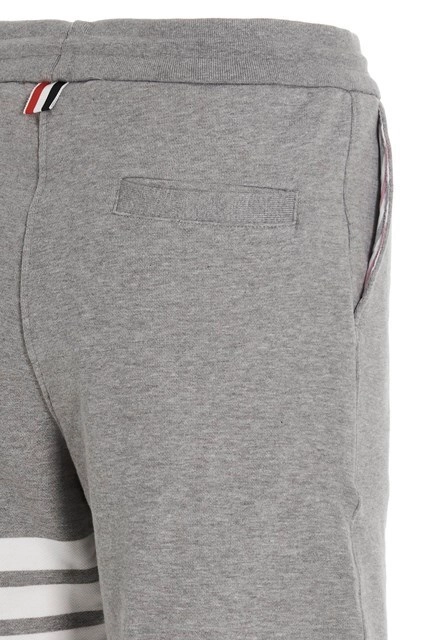 Thom Browne 4-bar Striped Sweatpants - Gray