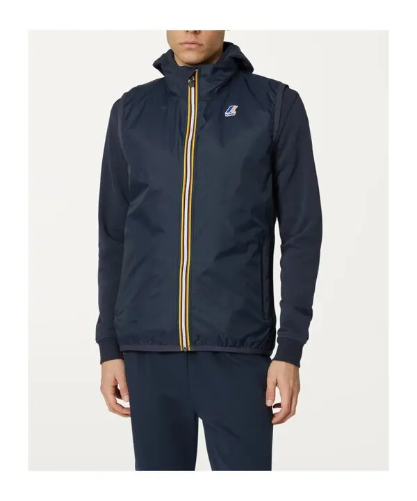 K-WAY Le Vrai 3.0 Rouland Warm Zipped Gilet - Blue Depth