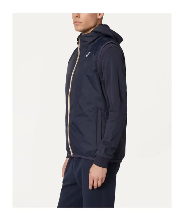 K-WAY Le Vrai 3.0 Rouland Warm Zipped Gilet - Blue Depth