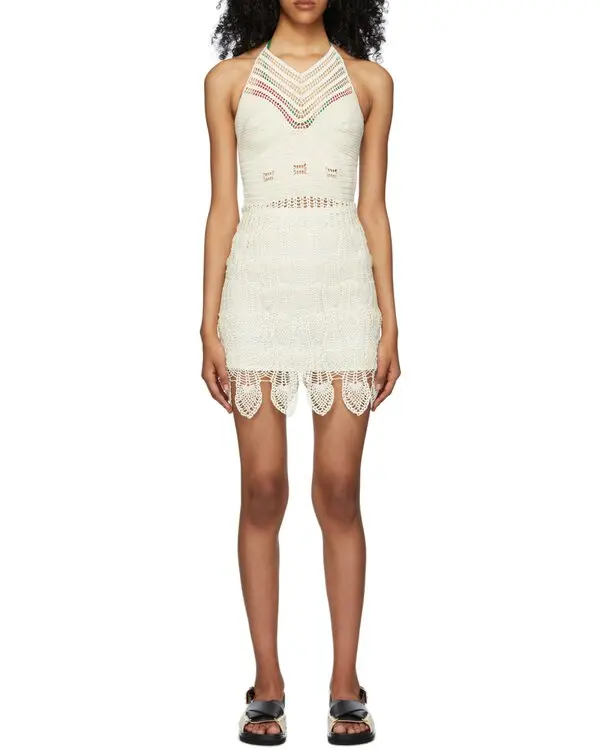 Loewe Backless Mini Knit Skirt