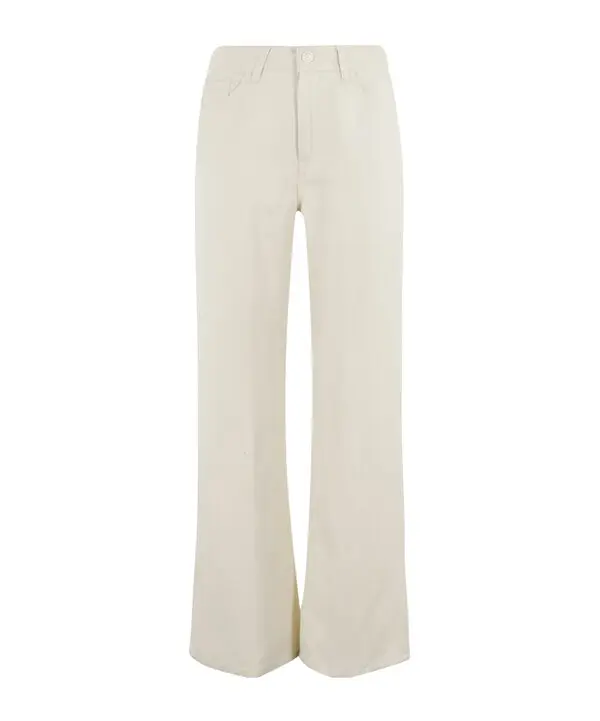 DONDUP Amber Wide-leg Trousers - White