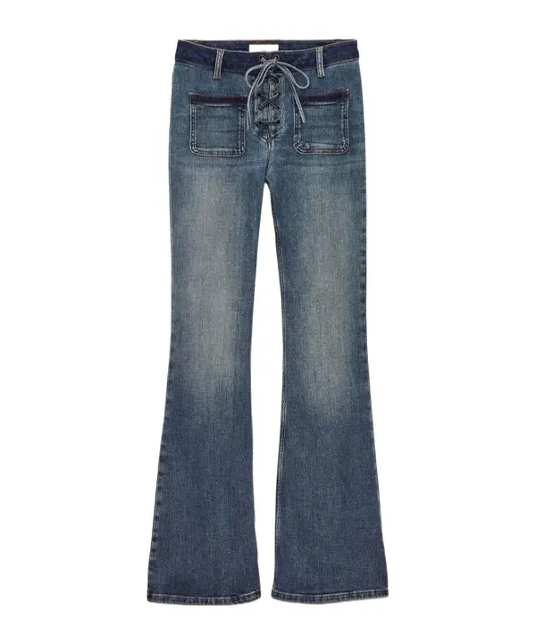 Ba&sh Tie-front Jeans