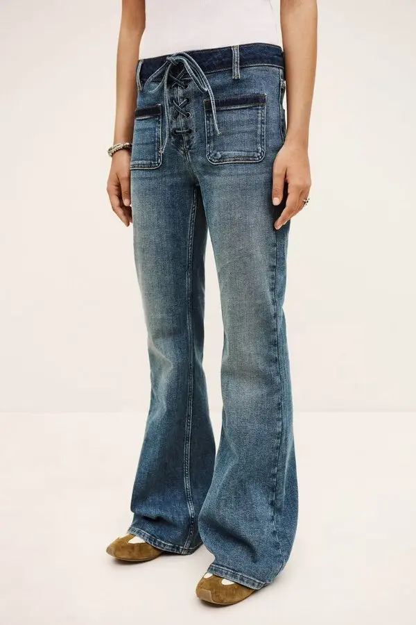 Ba&sh Tie-front Jeans