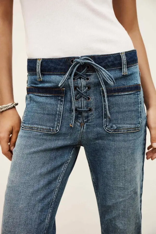 Ba&sh Tie-front Jeans