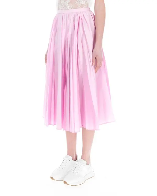 Philosophy Di Lorenzo Serafini High Waist Pleated Midi Skirt