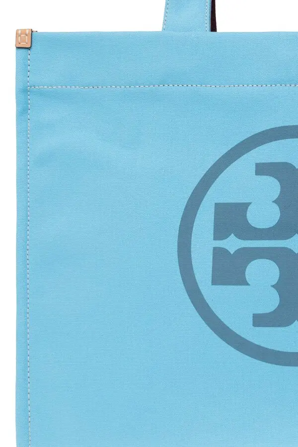Tory Burch Logo Detailed Two-tone Tote Bag
