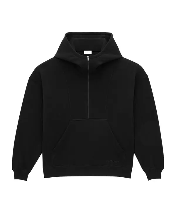 Saint Laurent Half-zipped Long-sleeved Hoodie