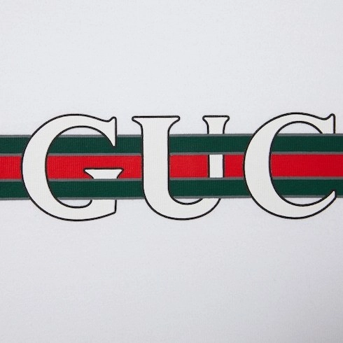 Gucci Logo Printed Jersey T-shirt - White