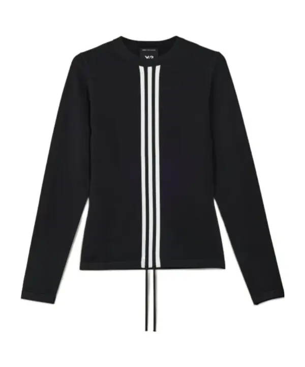 Y3 Long Sleeve T-shirt With Heat-transfer Logo
