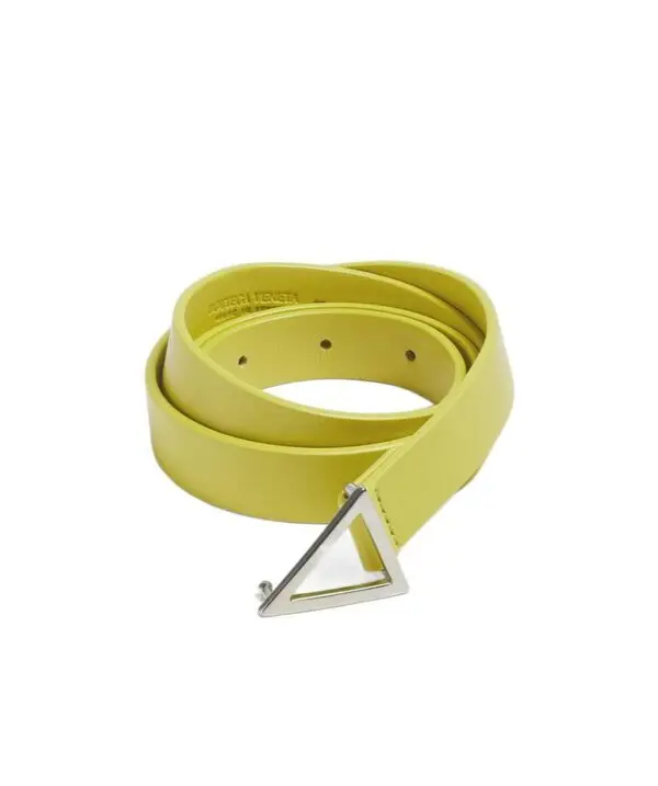 Bottega Veneta Triangular Needle Buckle Belt - Yellow