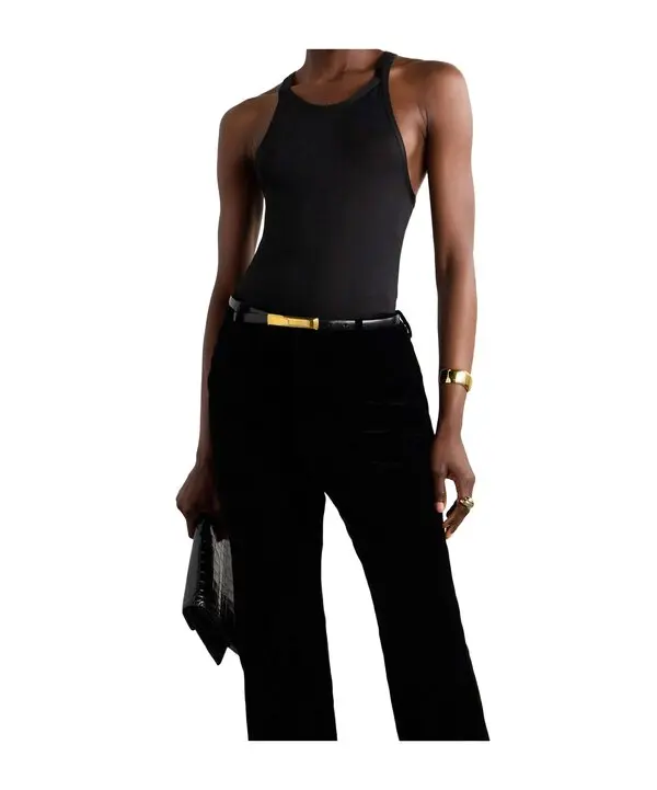 TOM FORD Logo Plaque Tank Top