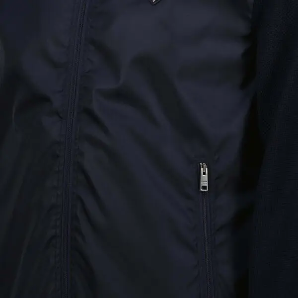 Prada Logo Plaque Zip Jacket