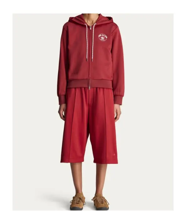 Adidas Wales Bonner Zip-up Hoodie - Red