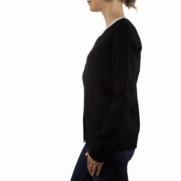 Emporio Armani Round Neck Long Sleeve Cardigan