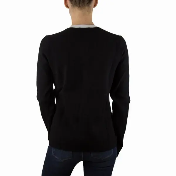 Emporio Armani Round Neck Long Sleeve Cardigan