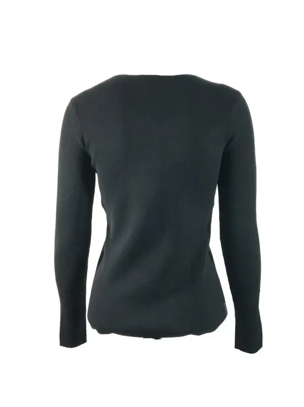 Emporio Armani Round Neck Long Sleeve Cardigan