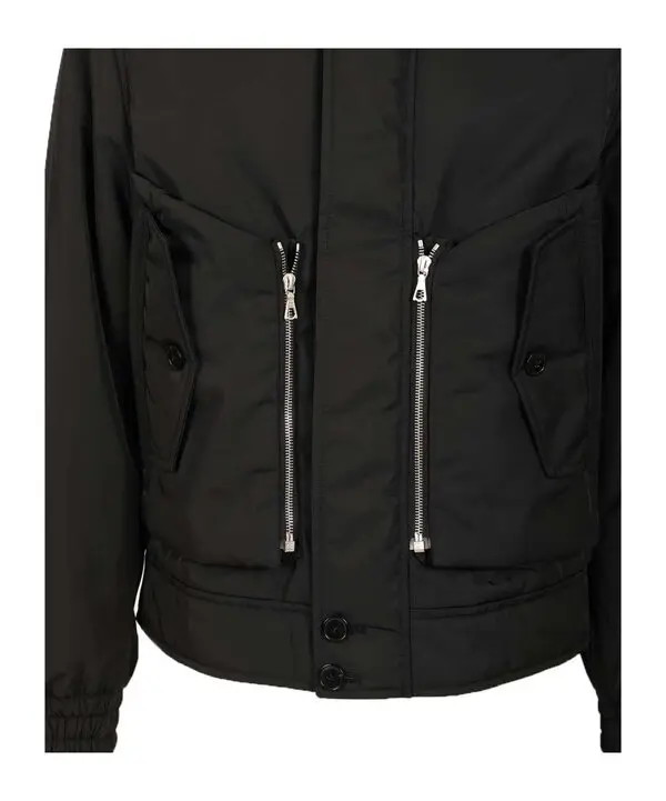 Dries Van Noten Venice Cropped Bomber Jacket