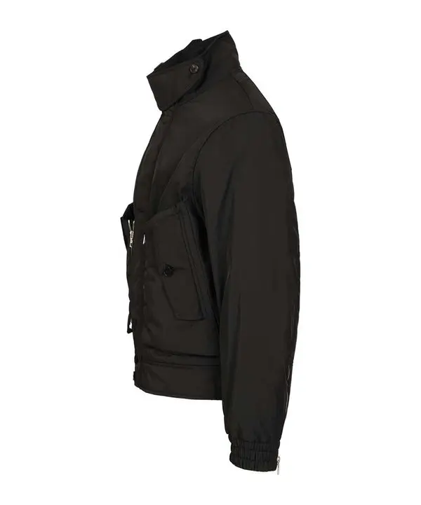 Dries Van Noten Zip Detailed Cropped Bomber Jacket