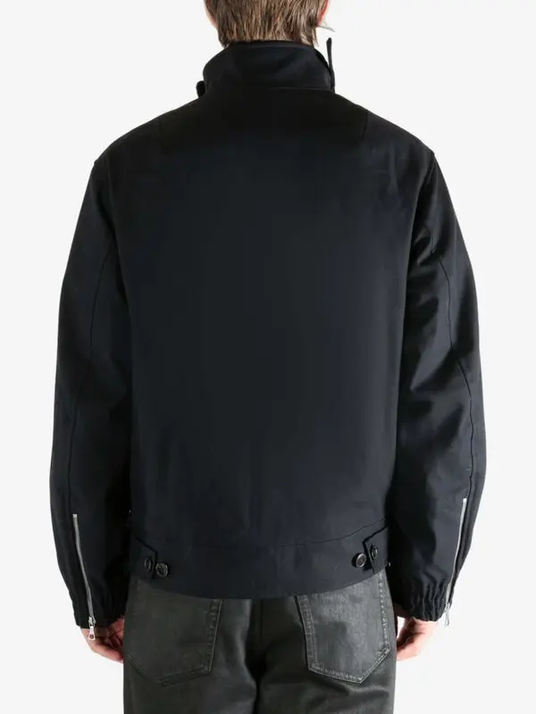 Dries Van Noten Zip Detailed Cropped Bomber Jacket