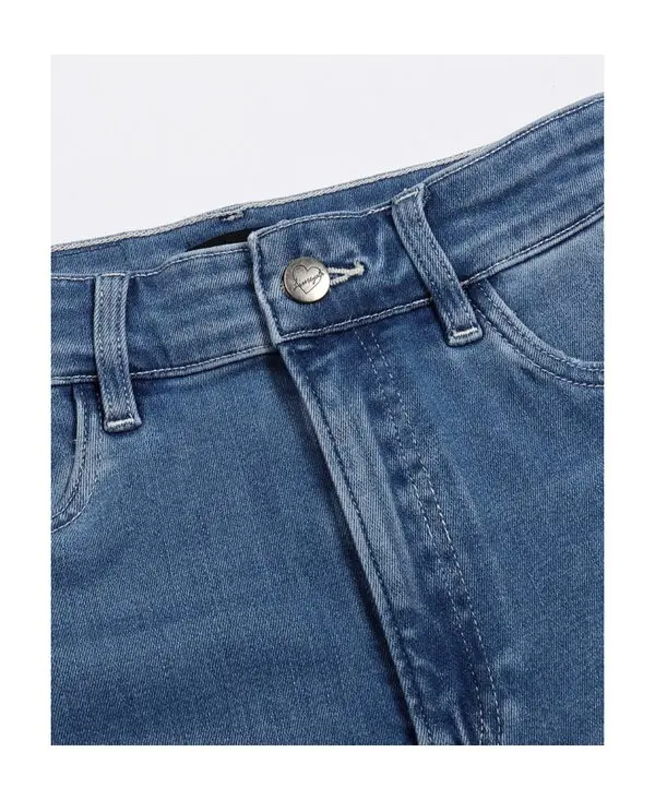 LIUREGALI Bootcut Jeans With Forked Design