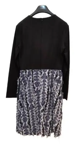 Max Mara Crew Neck Long Sleeve Dress