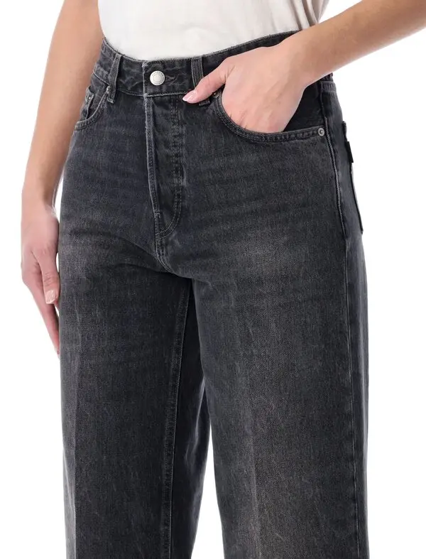 HAIKURE Betty Straight-leg Jeans - Black