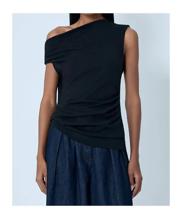 Dries Van Noten Henray Sleeveless Top - Black