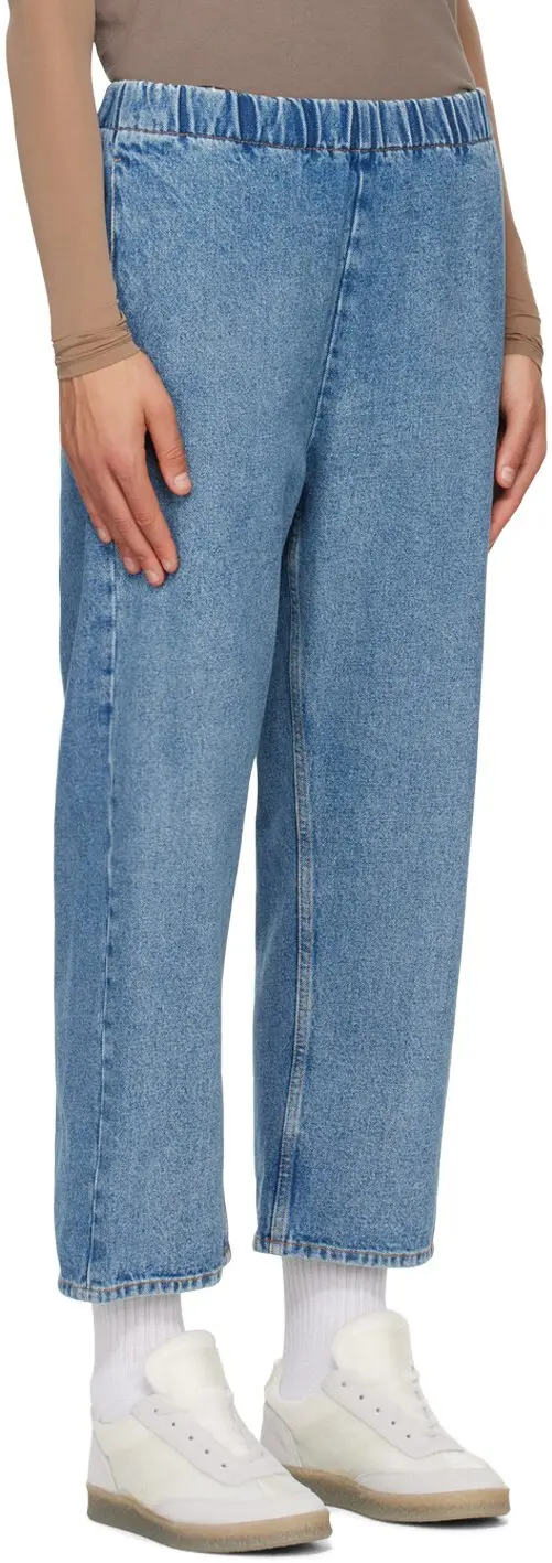 MAISON MARGIELA Cropped Denim Trousers