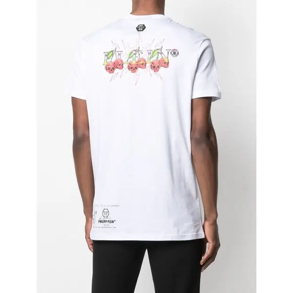 Philipp Plein Decorated Cherry Printed T-shirt