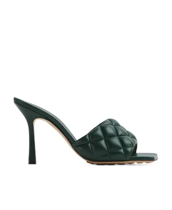 Bottega Veneta Quilted Padded High-heeled Sandals
