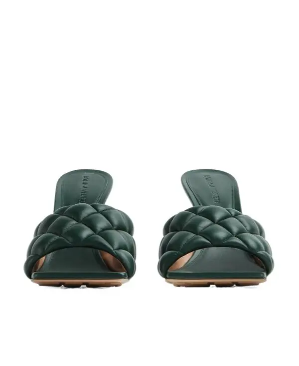 Bottega Veneta Quilted Padded High-heeled Sandals