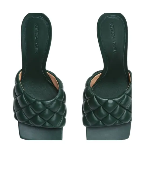 Bottega Veneta Quilted Padded High-heeled Sandals