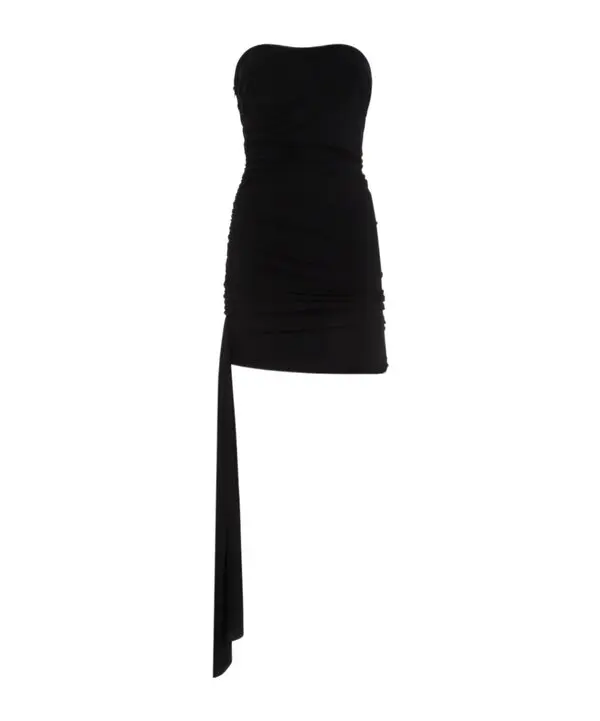 Magda Butrym Ruched Strapless Mini Dress