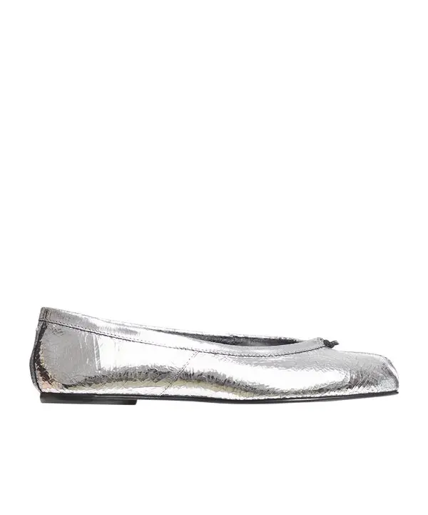 MAISON MARGIELA Tabi Ballerina Flats - Silver