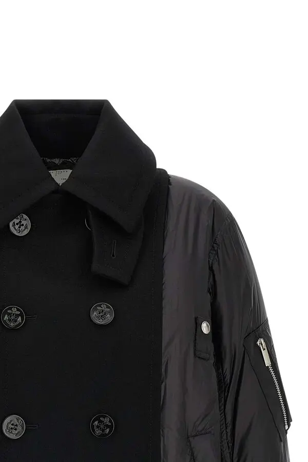 Sacai Double-breasted Down Jacket