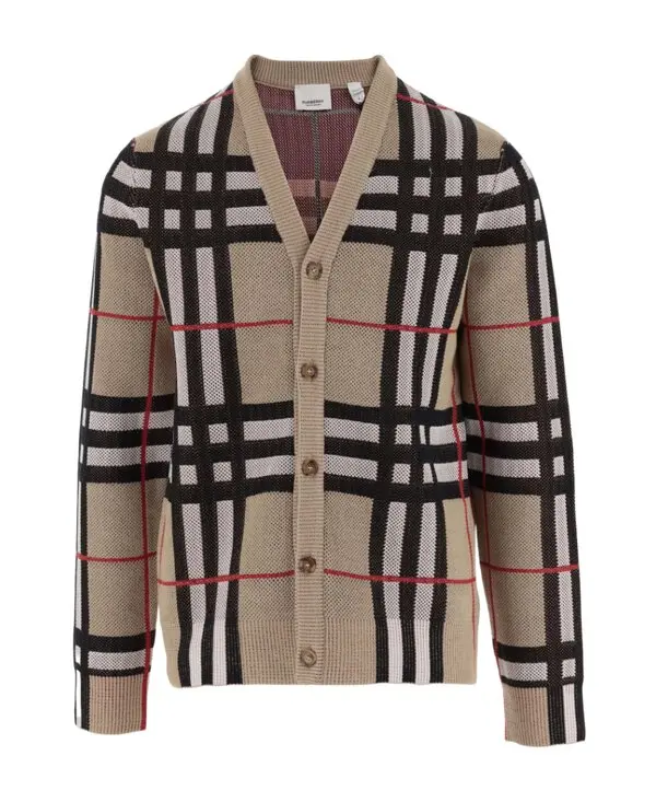 Burberry Vintage Check Knitted Cardigan