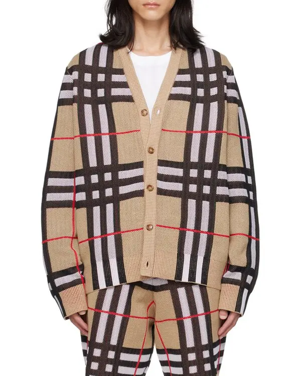 Burberry Vintage Check Knitted Cardigan