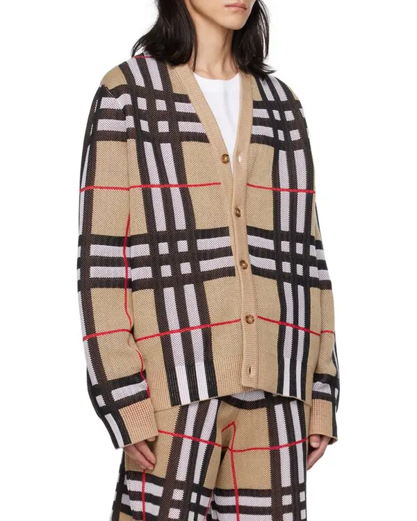 Burberry Vintage Check Knitted Cardigan