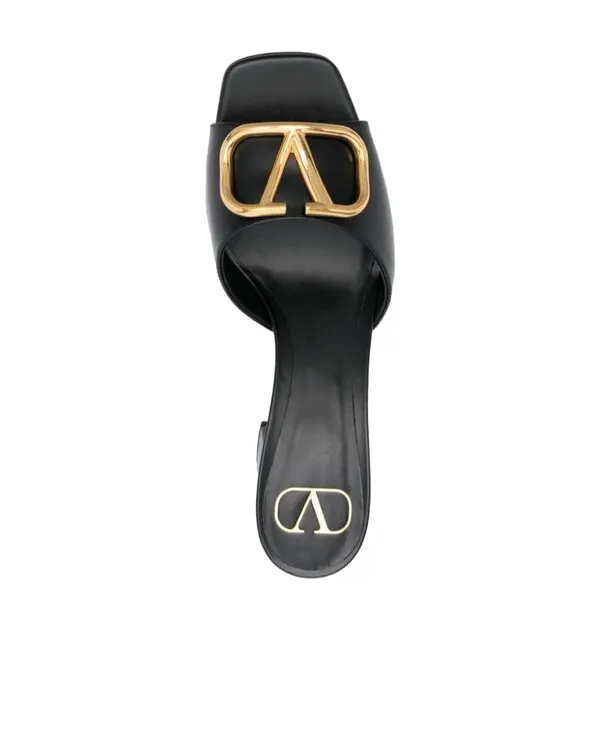 Valentino Garavani Vlogo Signature Square Open Toe Sandals
