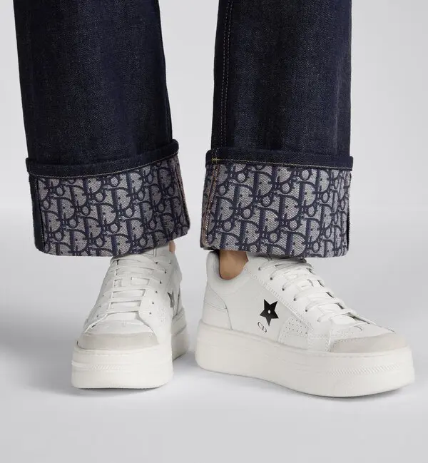 Dior Star Platform Sneakers - White