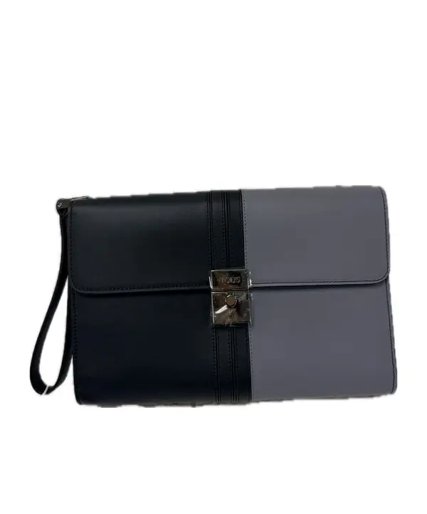 TOD'S Logo Clasp Handbag - Black