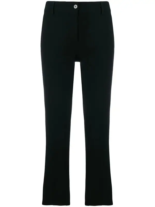 Alberto Biani Cropped Trousers - Black