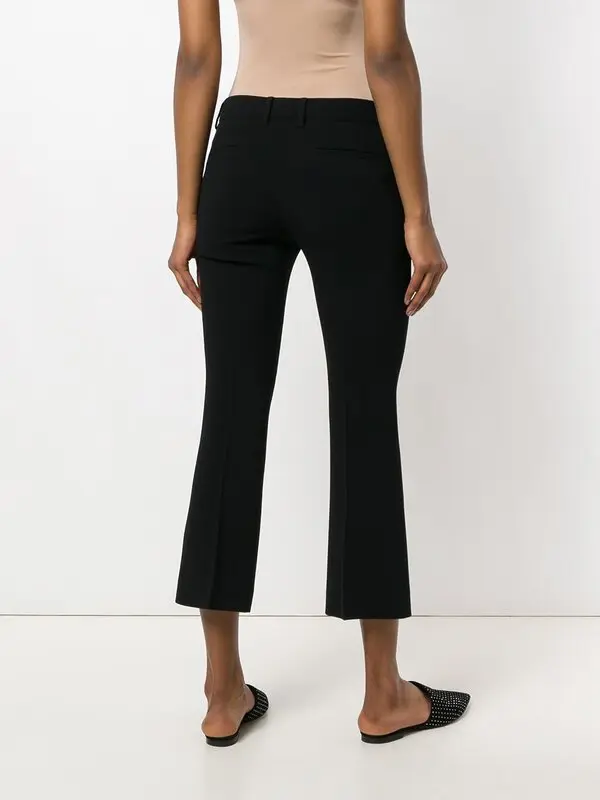 Alberto Biani Cropped Trousers - Black